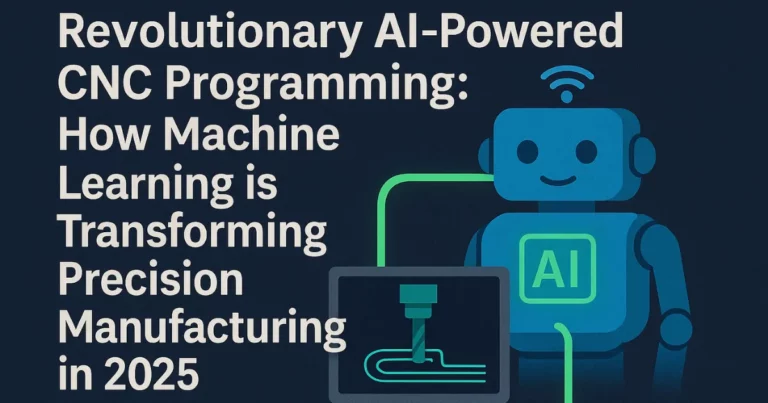 AI-Powered CNC Programming: Machine Learning Transforms Manufacturing 2025